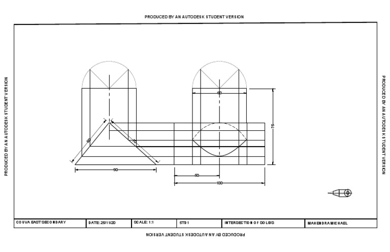 Intersection of Solids 1 | PDF