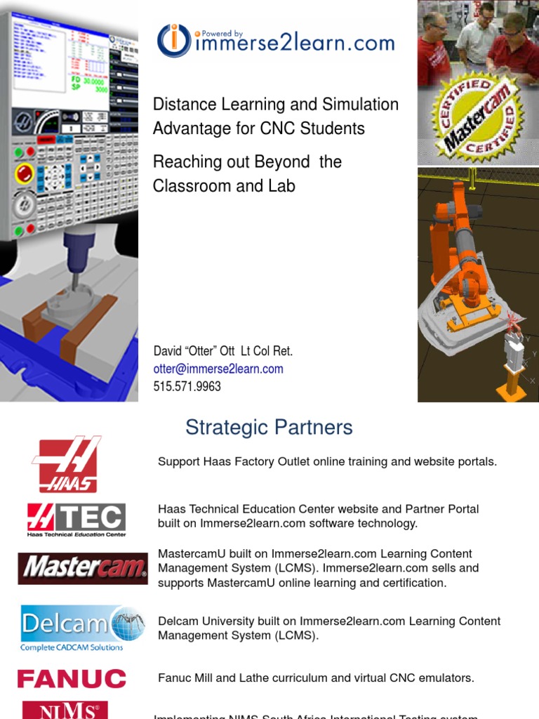 Reaching Beyond the Classroom: How Distance Learning and Simulation Can ...