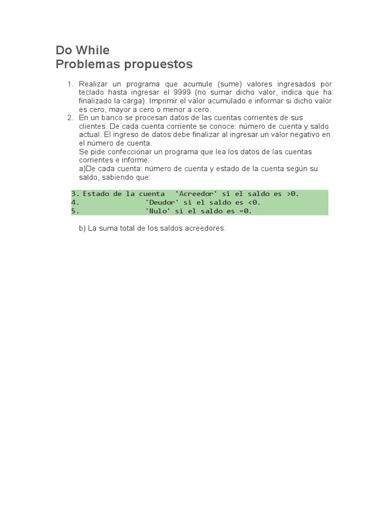 Ejercicios de Java | PDF