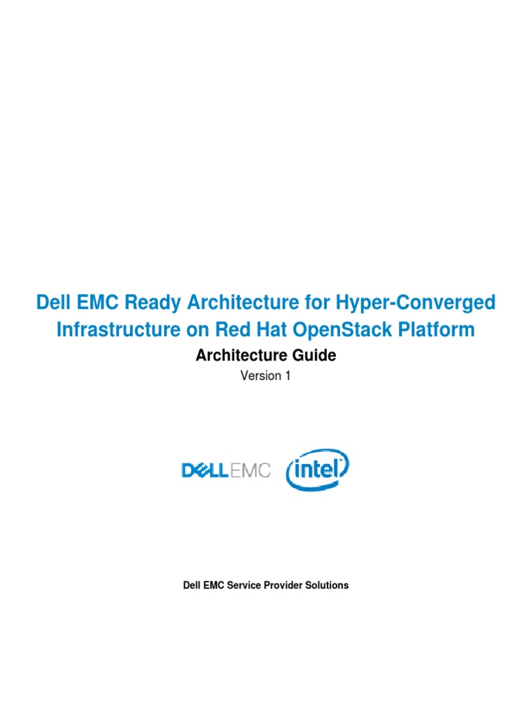 Dell Emc Ready Architecture For Red Hat Hci Architecture Guide | PDF ...