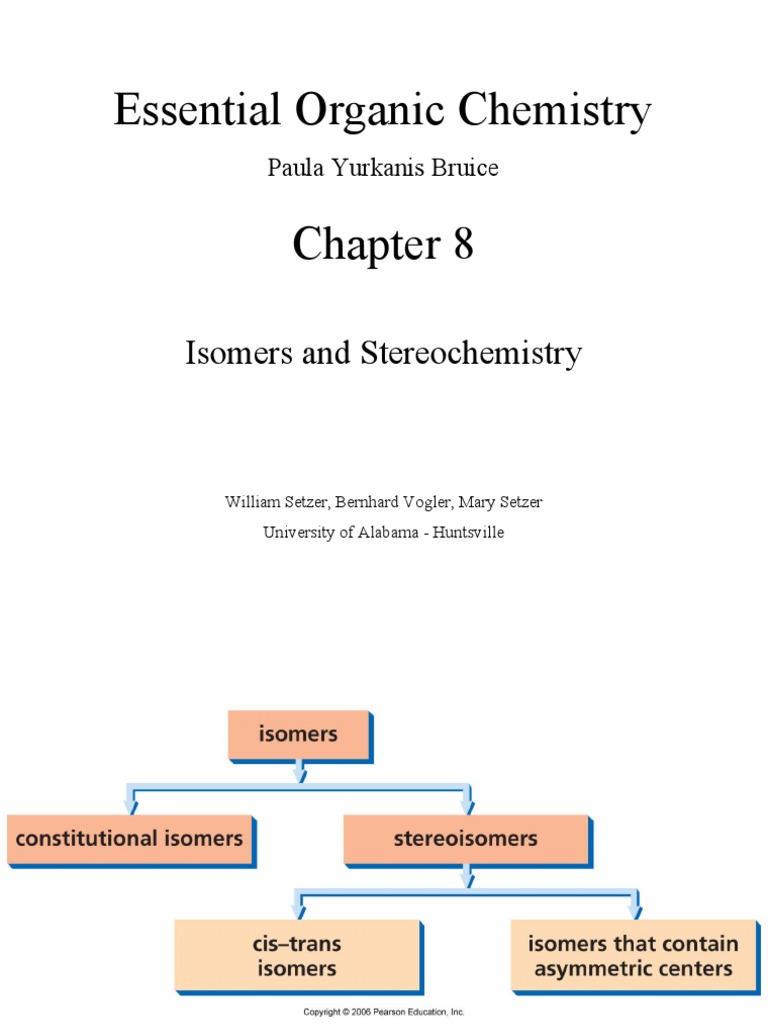 Essential Organic Chemistry: Isomers and Stereochemistry | PDF ...