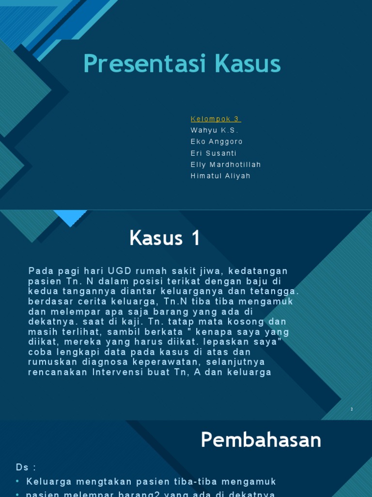 Presentasi Kasus | PDF