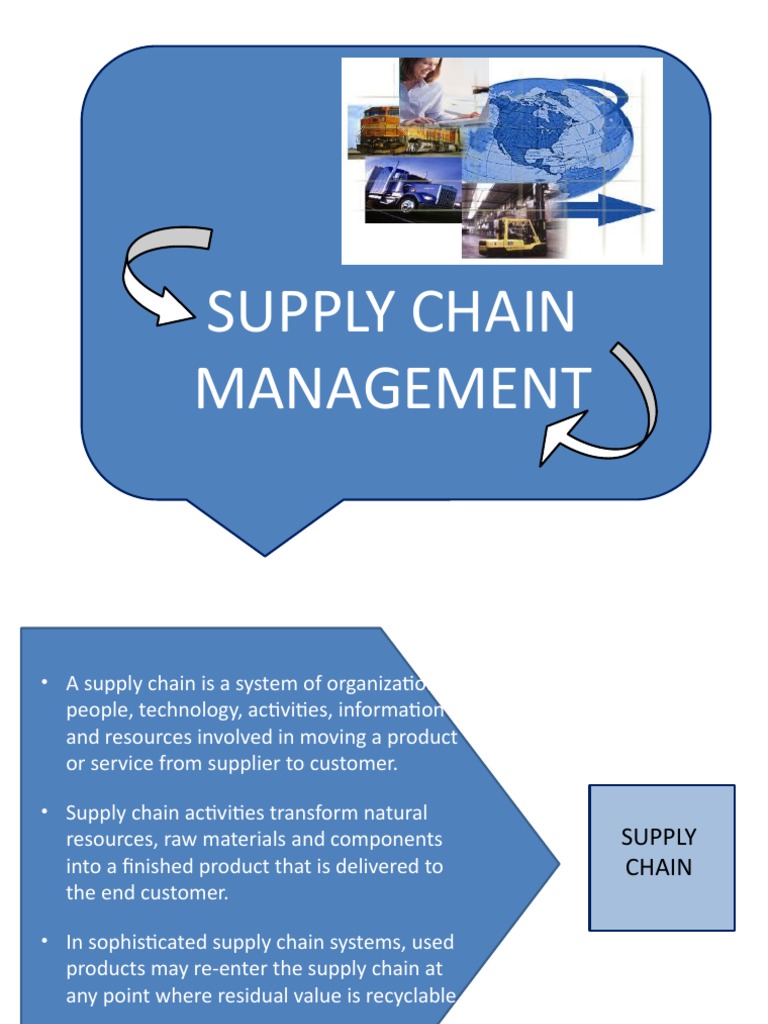 Presentation 1 | PDF | Supply Chain | Supply Chain Management