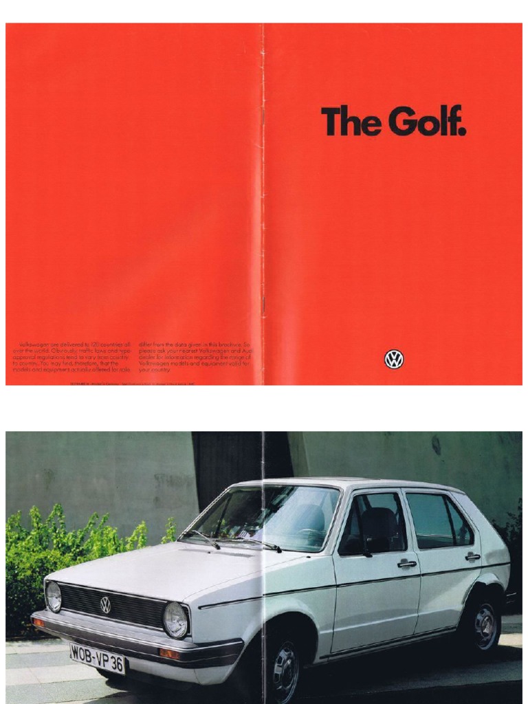 VW Golf MK1 | PDF