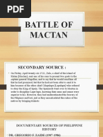 Battle of Mactan: A Historic Victory | PDF | Philippines