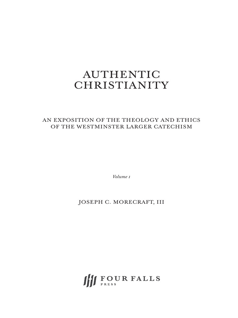 Authentic Christianity - Sample | PDF | Glory (Religion) | God The Father