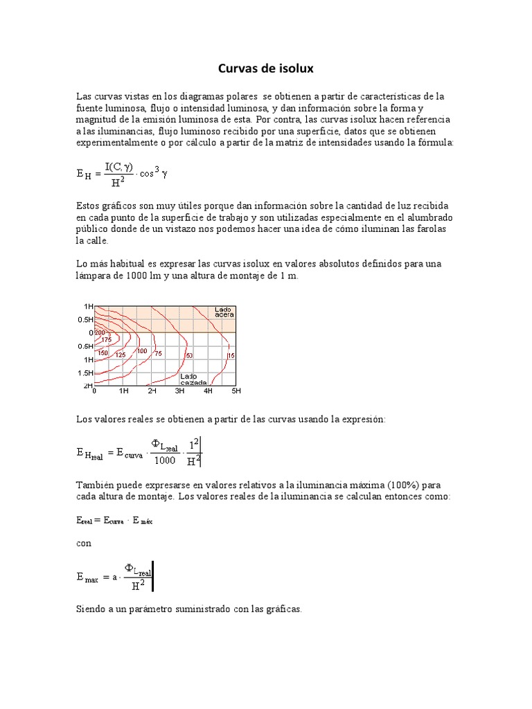 Curvas de Isolux | PDF | Métodos y materiales de enseñanza | Ciencia y ...
