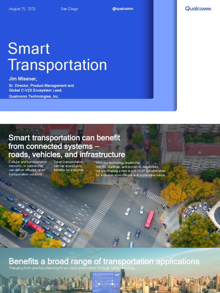 Smart Transportation: Jim Misener | PDF | Traffic | Computer Network