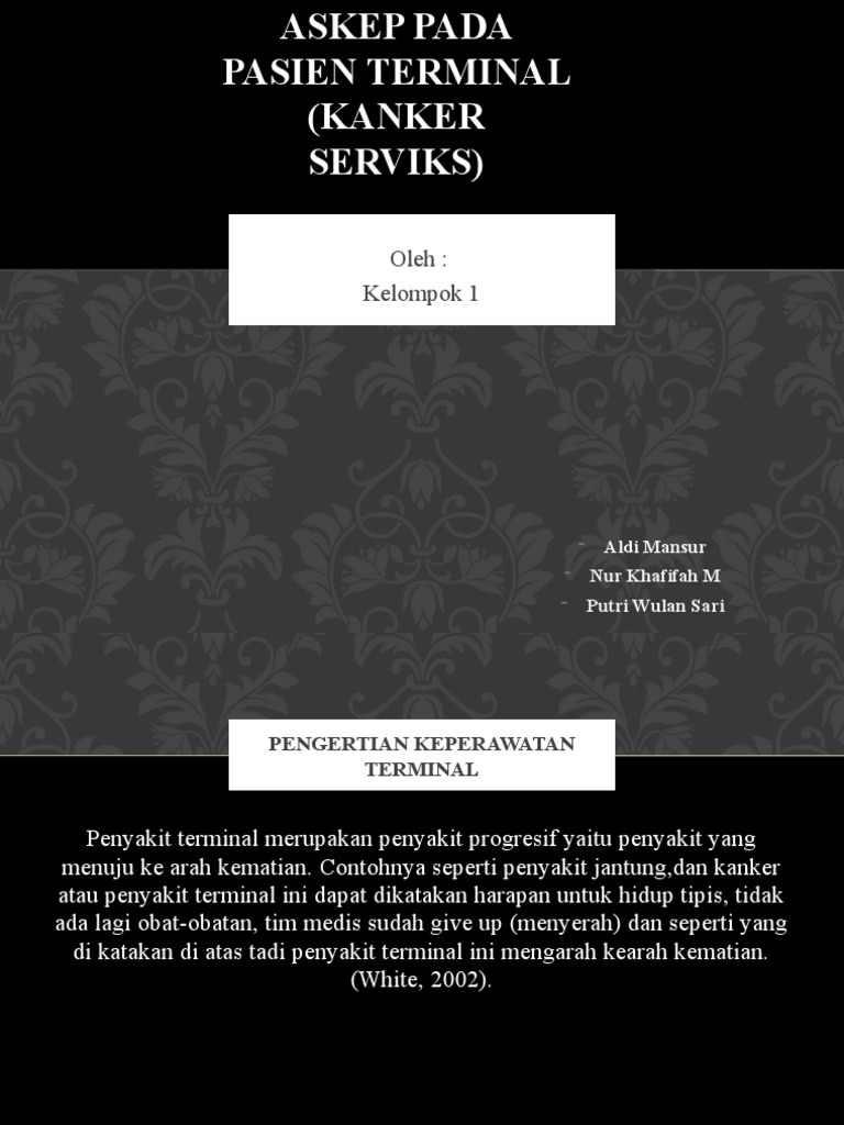 Kanker Serviks Pada Pasien Terminal | PDF