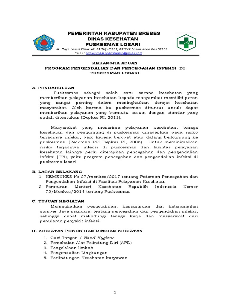 Kak Ppi Puskesmas | PDF | Kesehatan Holistik