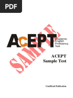 ACEPT UGM Test Preparation Guide | PDF | Chemical Substances | Color
