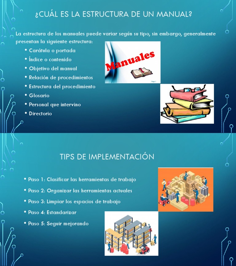 Cuál Es La Estructura de Un Manual | PDF