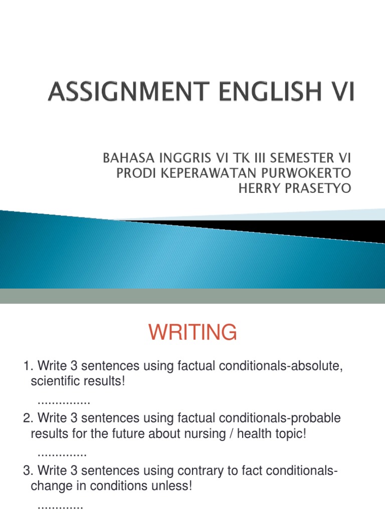 Assignment English Vi | PDF