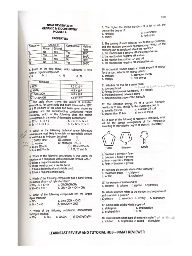 ORGANIC CHEMISTRY MODULE Ab | PDF