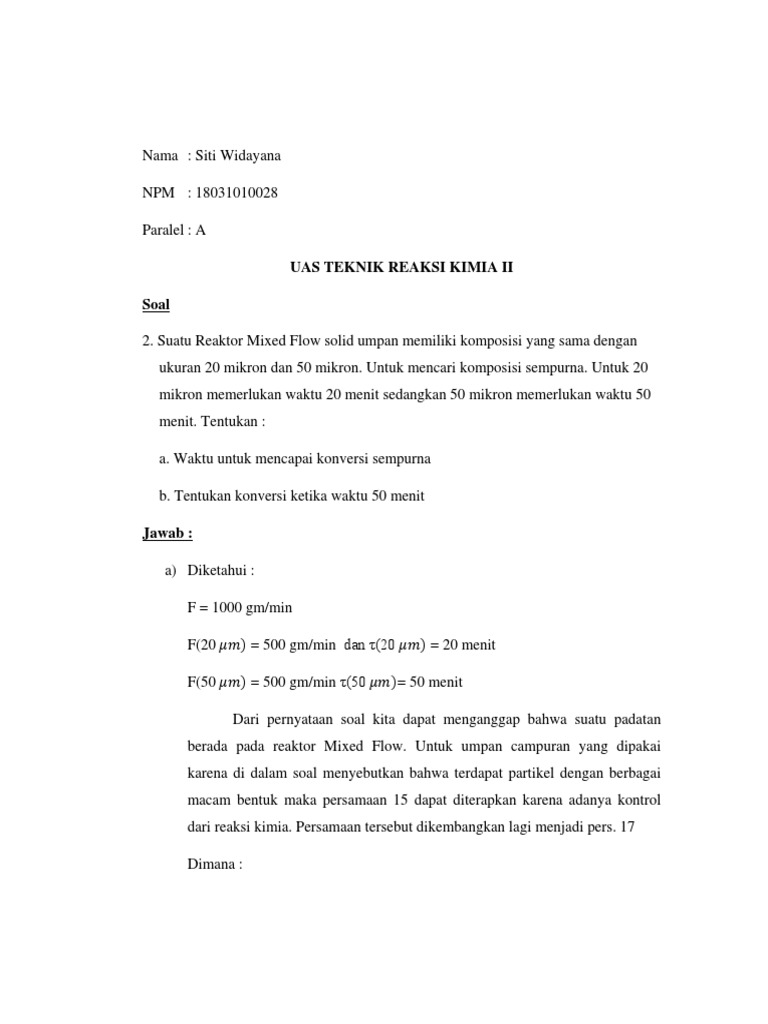 Siti Widayana - Uas TRK Ii | PDF