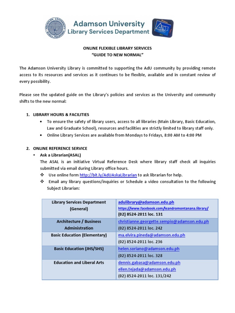 Online Flexible Library Services 2nd Sem With Approval | PDF ...