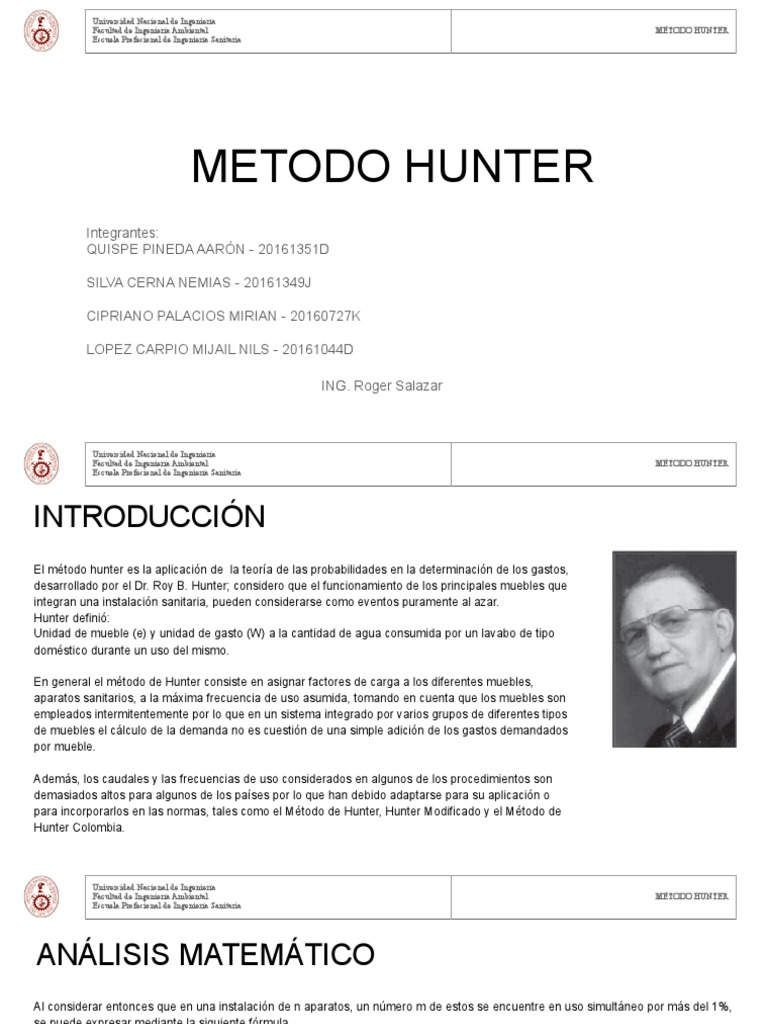 Hunter Final | PDF | Probabilidad | Ecuaciones