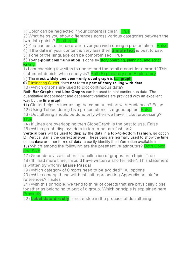 9) Eliminating Clutter Does Not Form A Part of Story Telling With Data ...