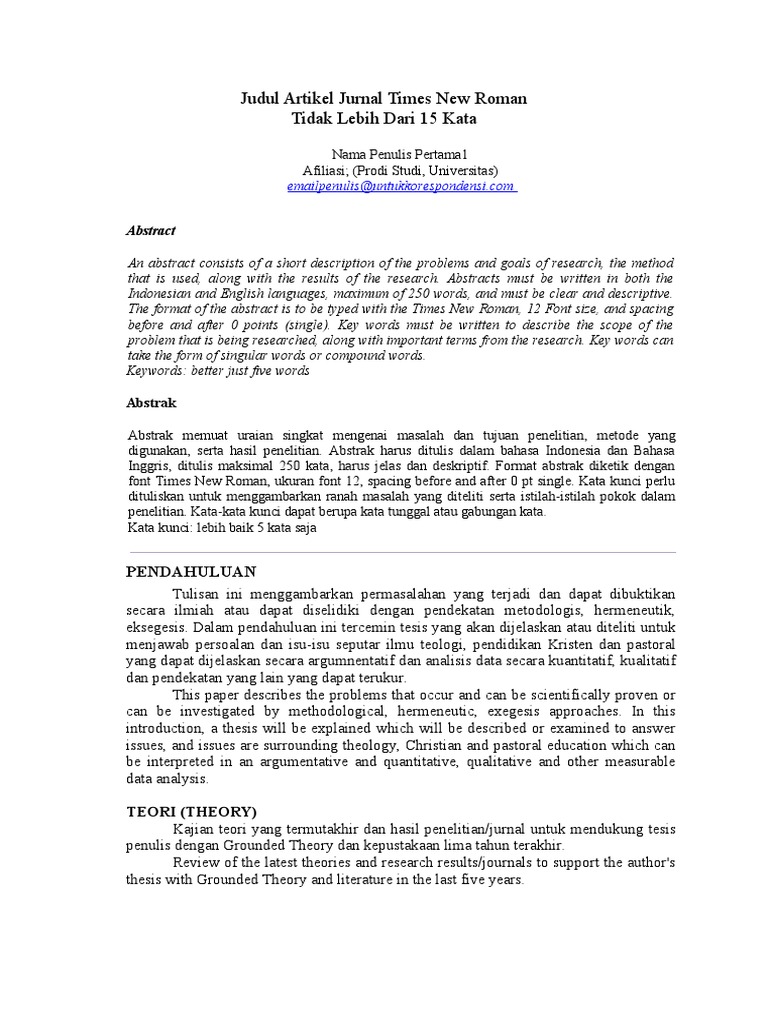 Template Bunga Rampai | PDF