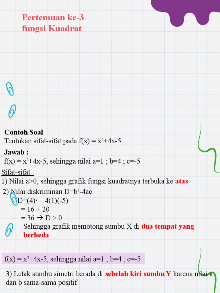 Fungsi Kuadrat - 2 | PDF