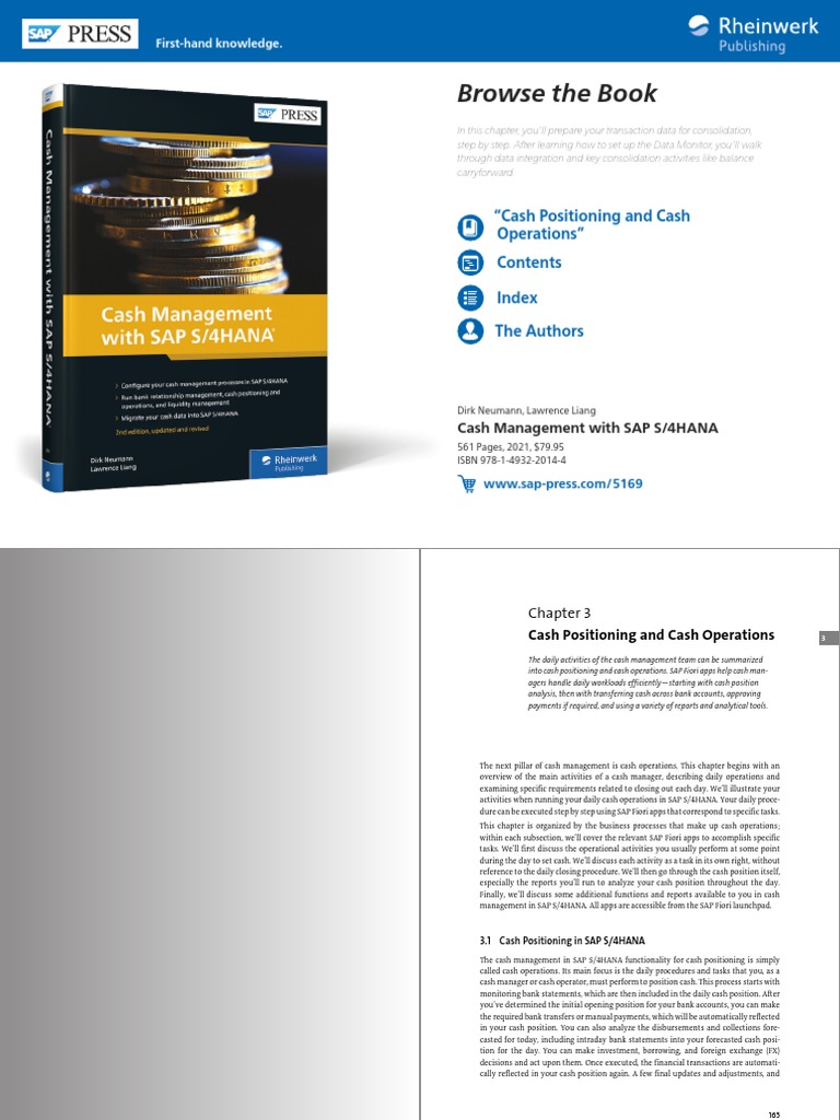 Cash Management With Sap S4hana | PDF | Cash | Mobile App