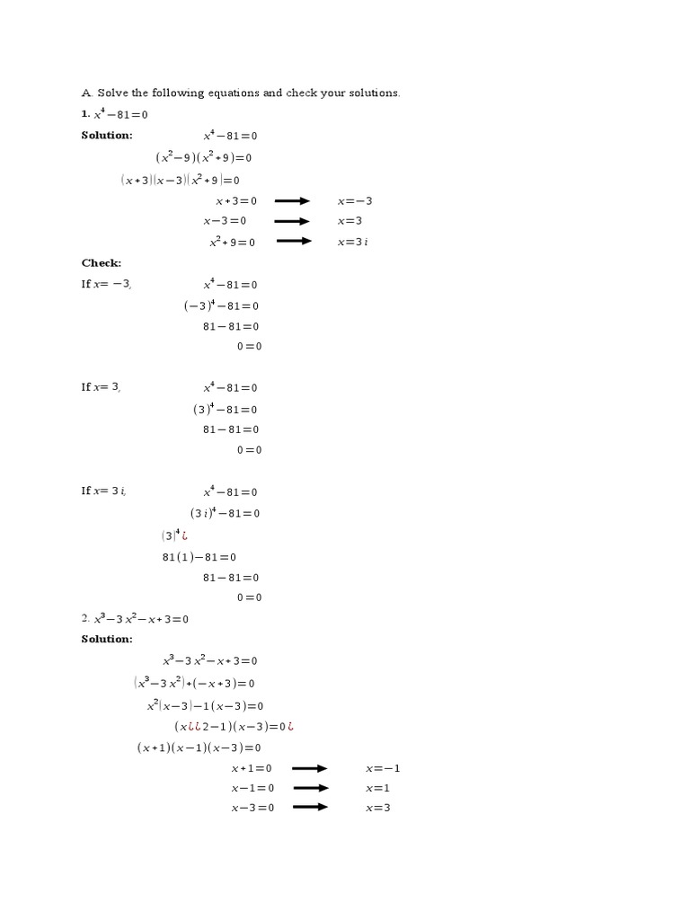 Algebra 101 X | PDF | Equations | Teaching Mathematics