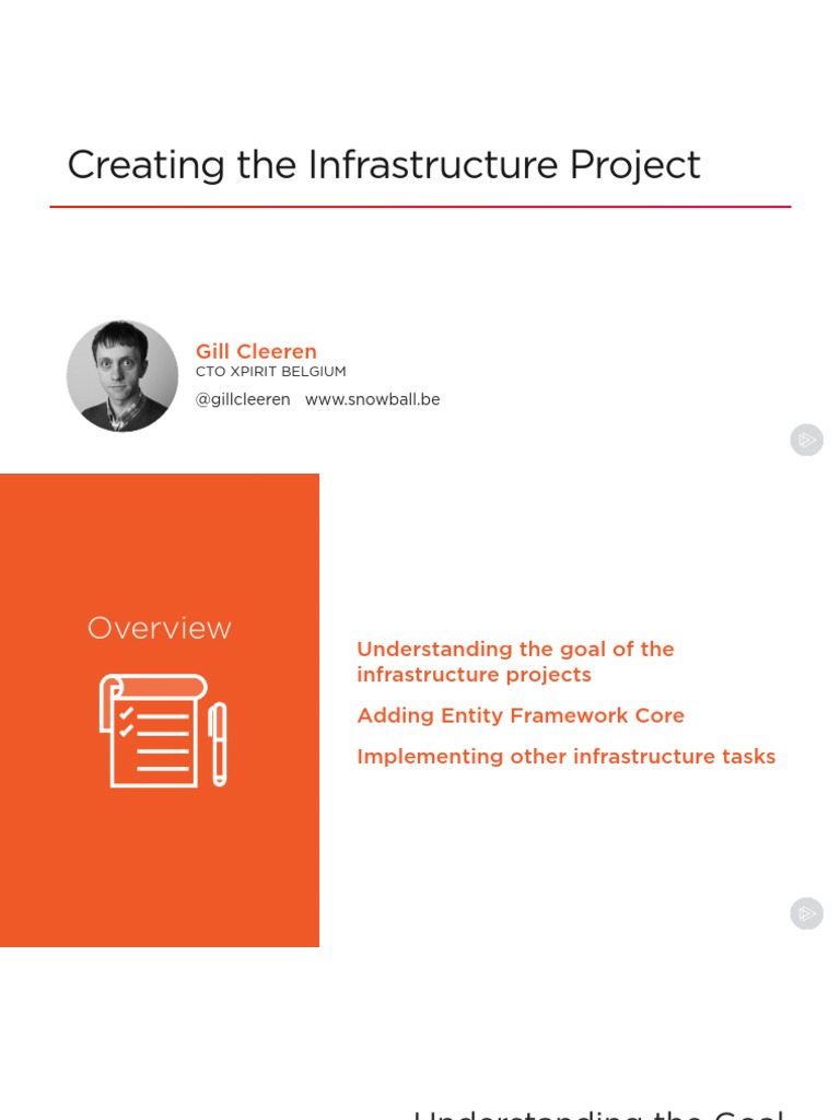 Creating The Infrastructure Project: Gill Cleeren | PDF | Interface (Computing) | Entity Framework