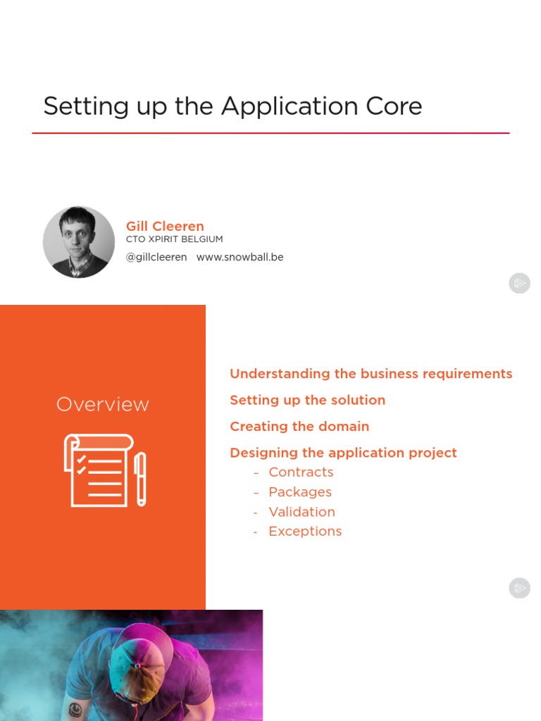 Setting Up The Application Core Slides | PDF | Object (Computer Science ...