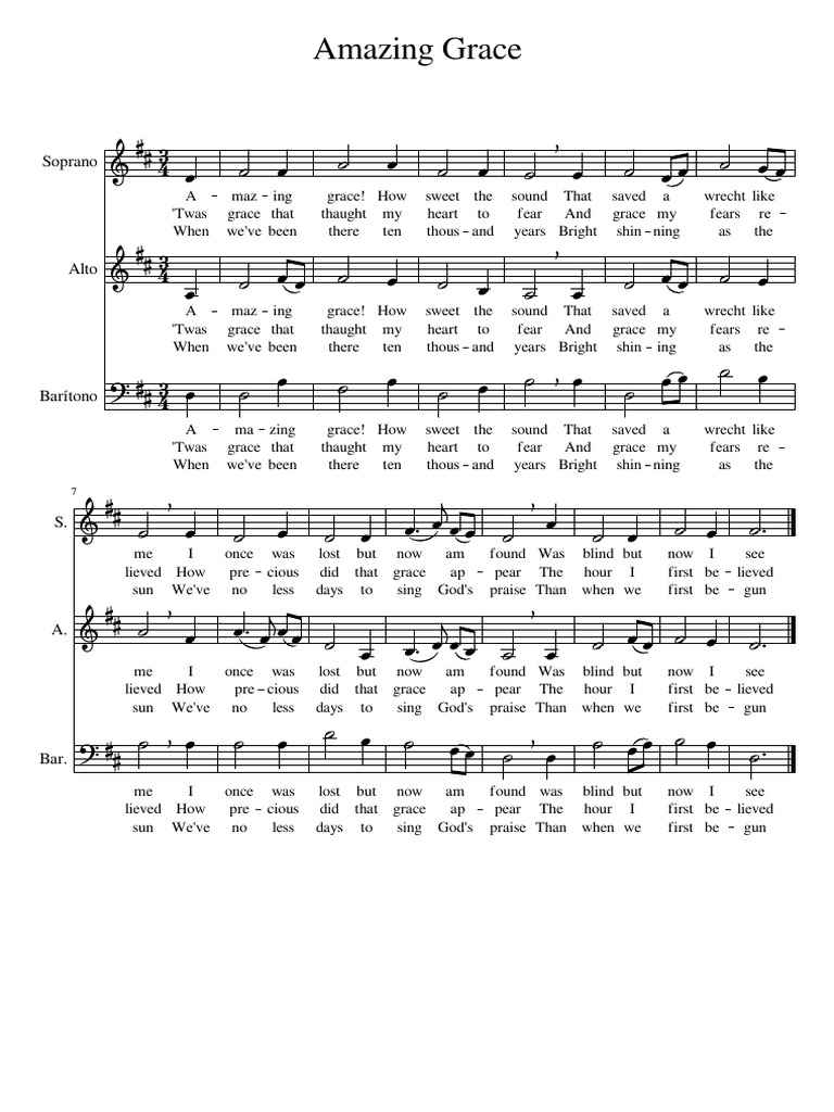Amazing Grace | PDF