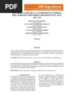 Ensayo de Fluidez con Cono de Marsh | PDF | Hormigón | Cemento