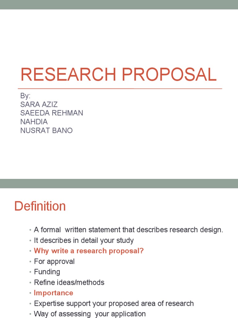 Final Research Proposal PPT FINAL | PDF | Literature Review ...