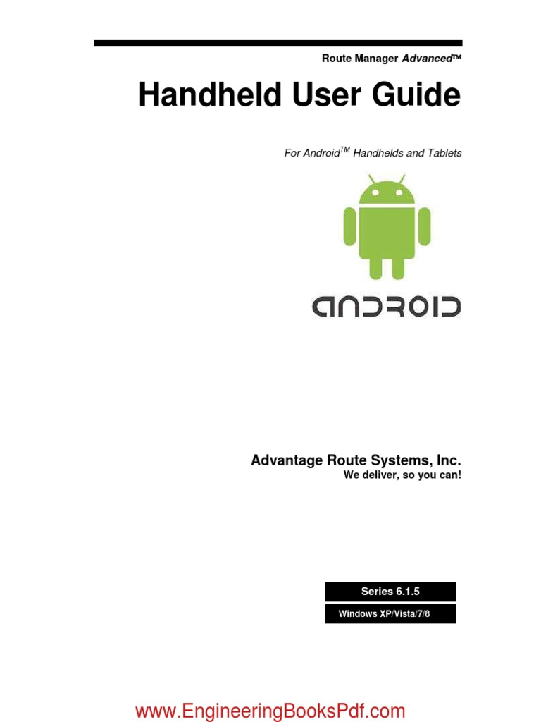 Handheld User Guide | PDF | Mobile Device | Android (Operating System)