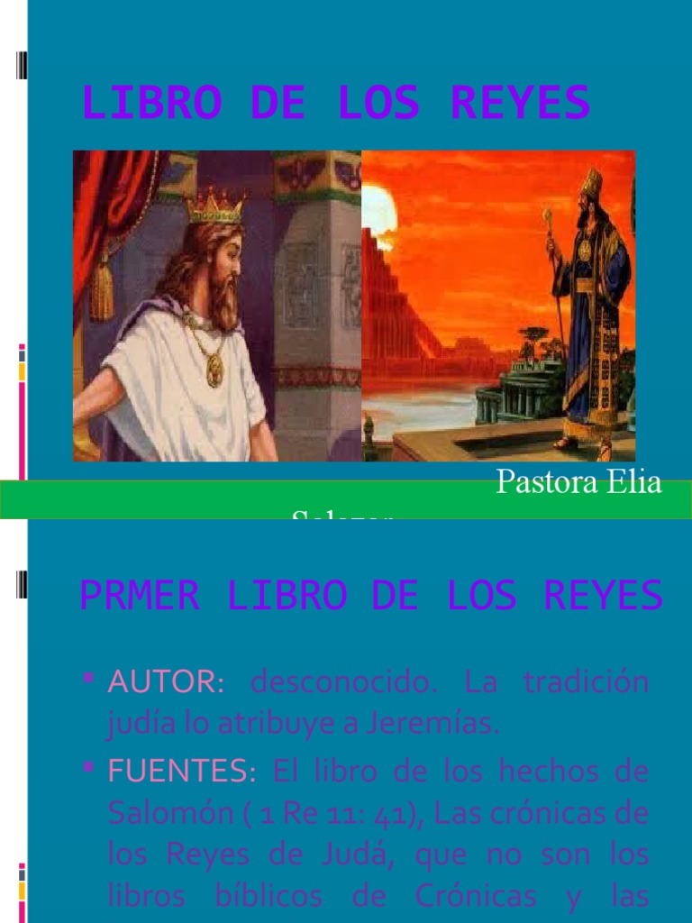 Estudio 1°reyes | PDF | Libros de reyes | Solomons