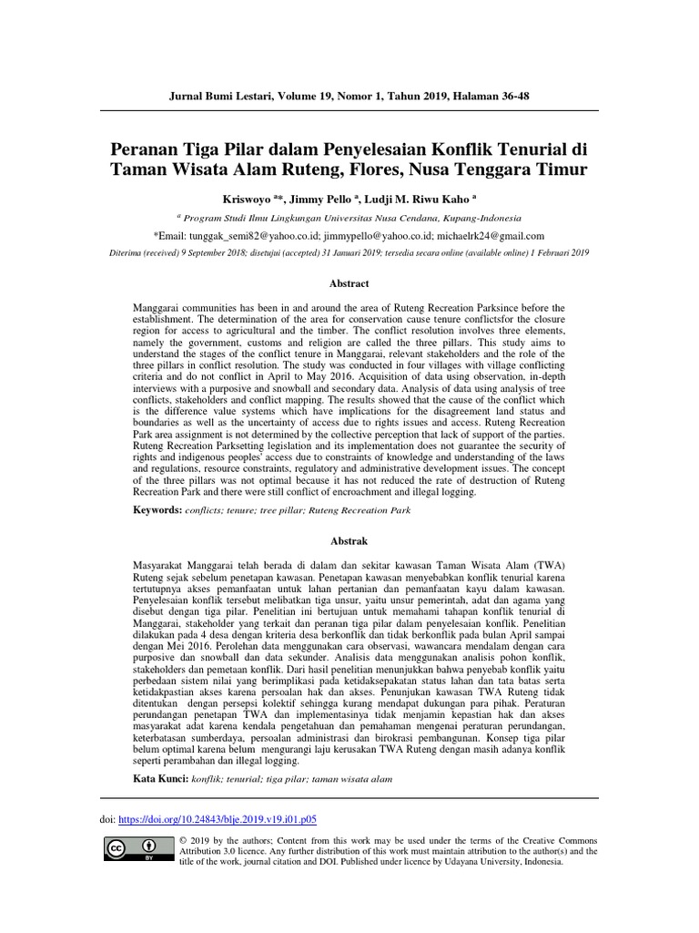 SHP Contoh Peta TWA Ruteng | PDF | Indonesia