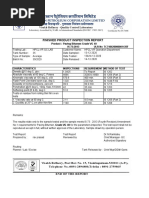 Test Certificate of Bitumen | PDF | Asphalt | Viscosity