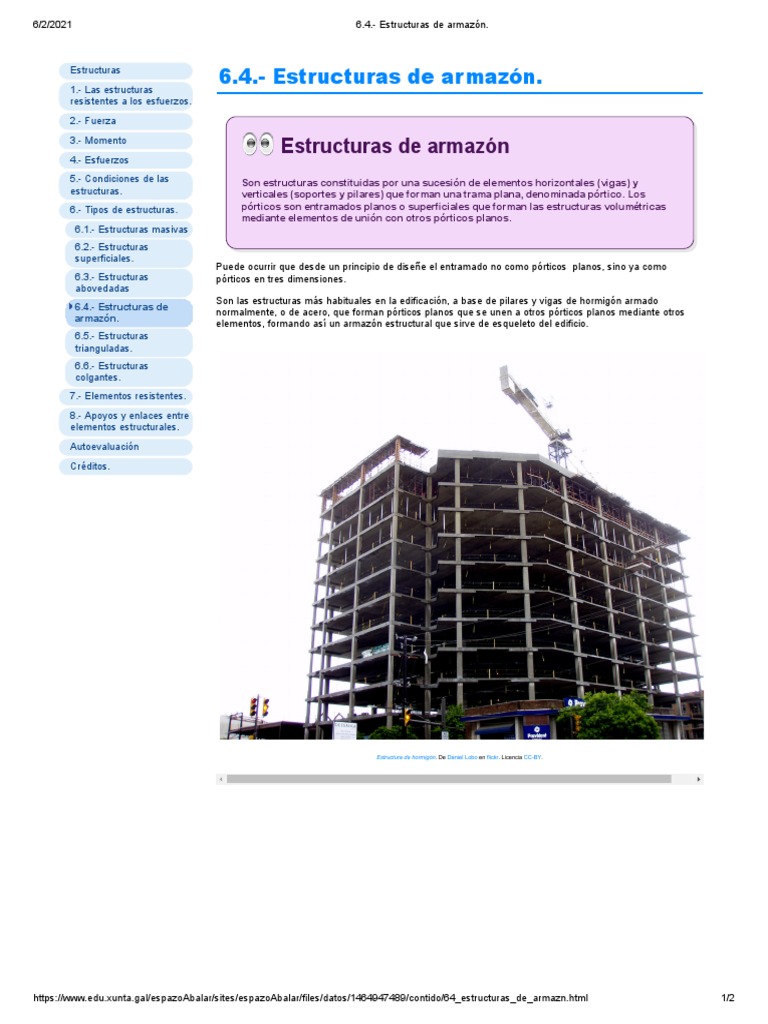 Estructuras de Armazón en Hormigón | PDF | Elementos arquitectónicos ...