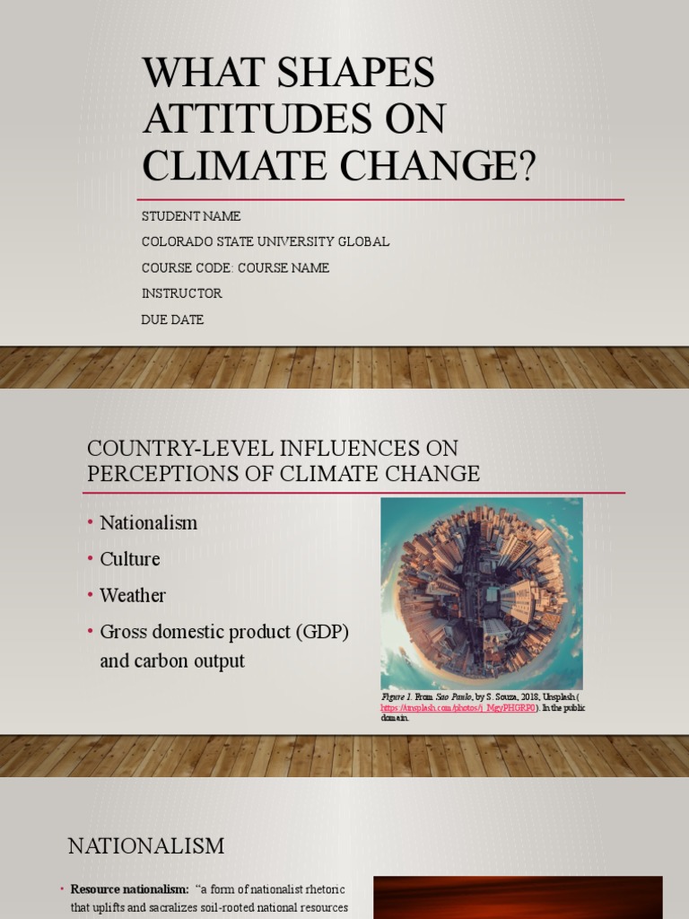 What Shapes Attitudes On Climate Change? | PDF | Climate Change ...