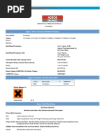 MSDS Sodium Klorida untuk Laboratorium | PDF