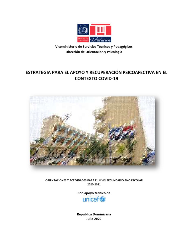 Apoyo Psicoafectivo Nivel Secundario | PDF | Las emociones | Adultos