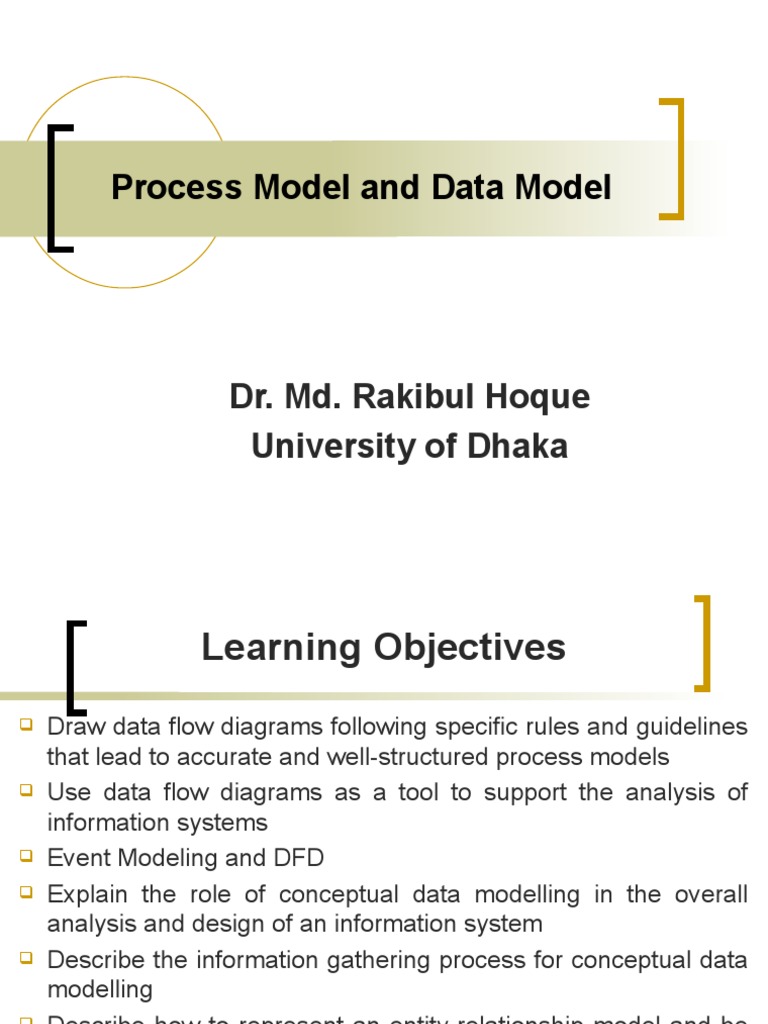 DU, AIS, Process Model and Data Model | PDF | Conceptual Model | Data Model