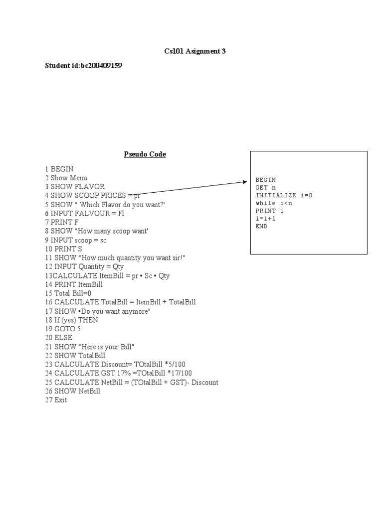 CS101 Assignment 3 Solution | PDF