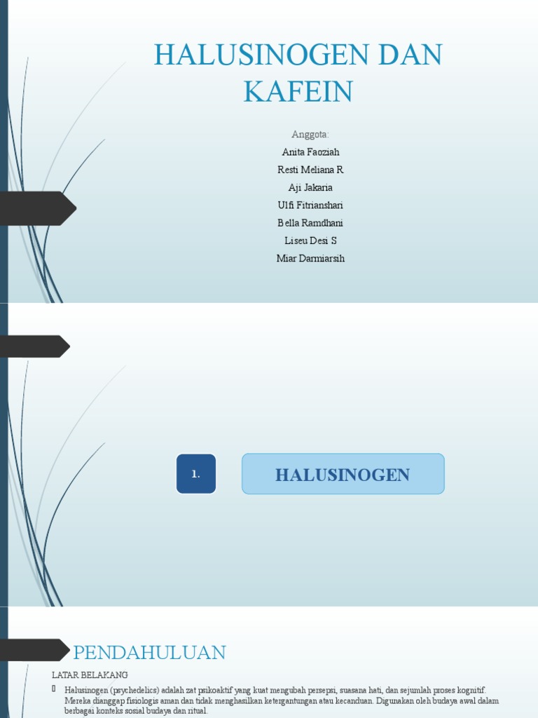 Halusinogen Dan Kafein | PDF | Pengembangan Diri