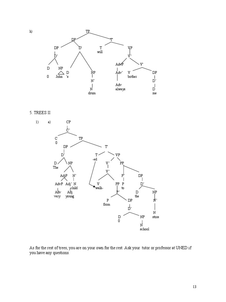 Generative Syntax - Carnie Chapter8 | PDF