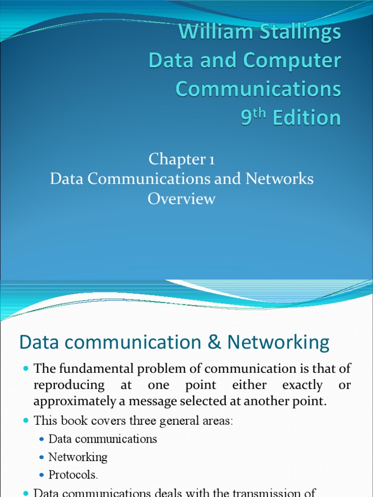 Data Communications and Networking Overview | PDF | Packet Switching ...