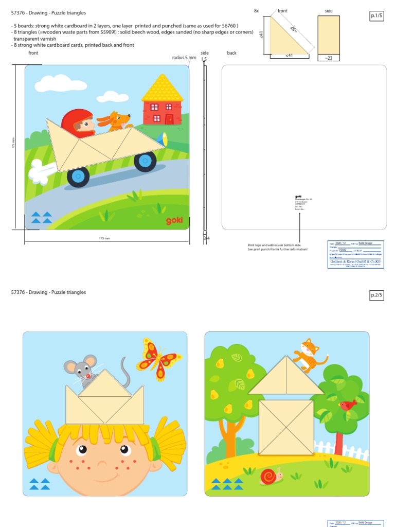 Drawing Puzzle Triangles | PDF