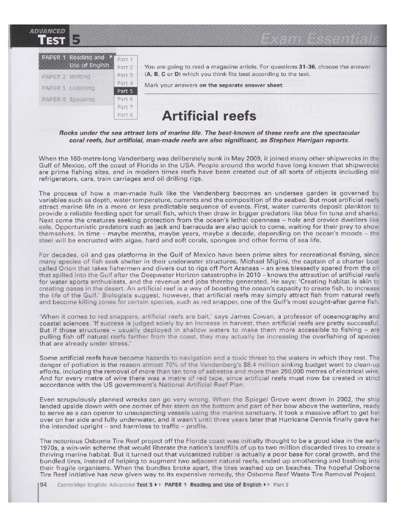 Exam Essentials CAE2 T5 R | PDF