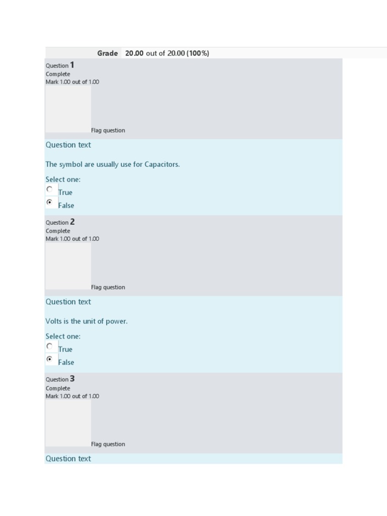 Calculus Based Physics 2 Quiz 2 | PDF | Electrical Network | Electrical ...