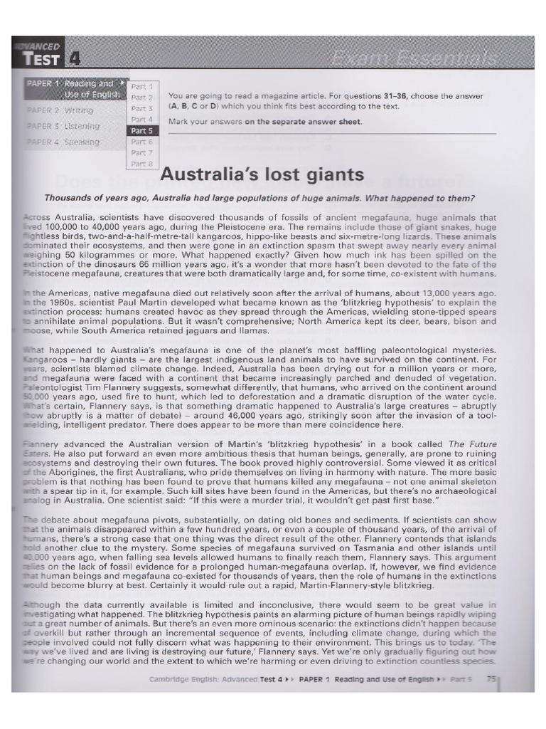 Exam Essentials - CAE2 - T4 - R | PDF