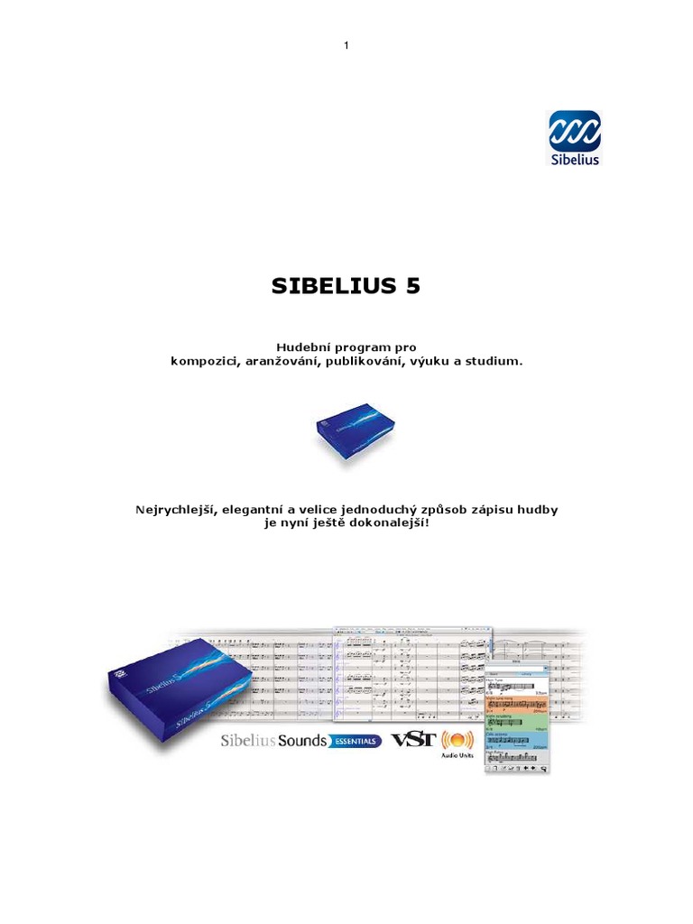 Sibelius 5 - CZ | PDF