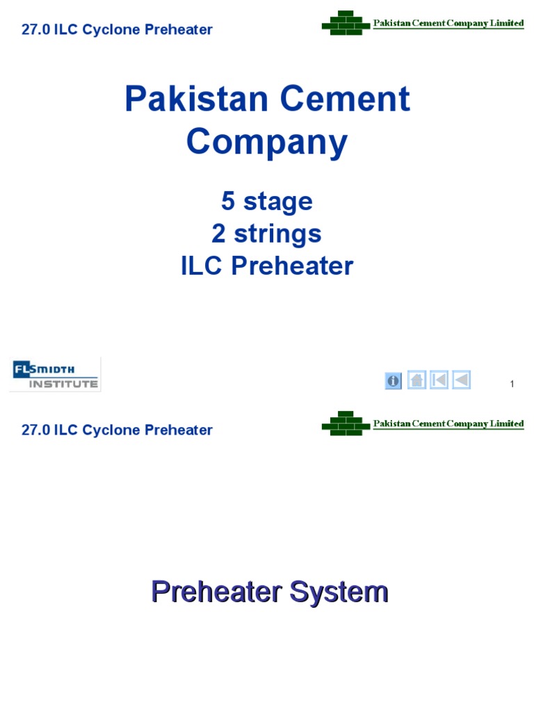 ILC 5-Stage Cyclone Preheater Design | PDF | Manufactured Goods ...